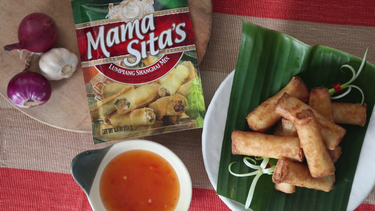 Crispy Lumpiang Shanghai Spring Rolls with Sweet and Sour Sauce - YouTube