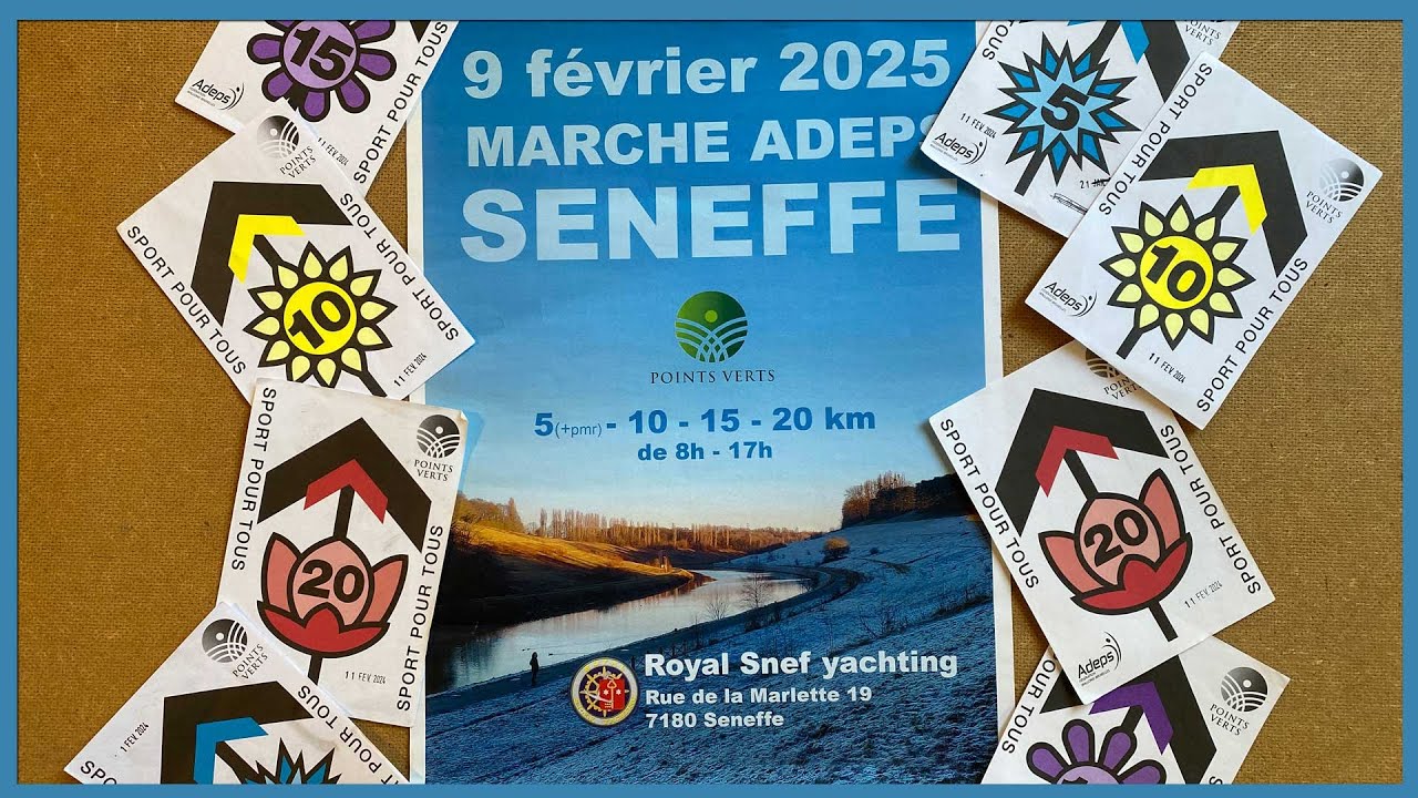 Marche ADEPS - SENEFFE - 2025 - YouTube