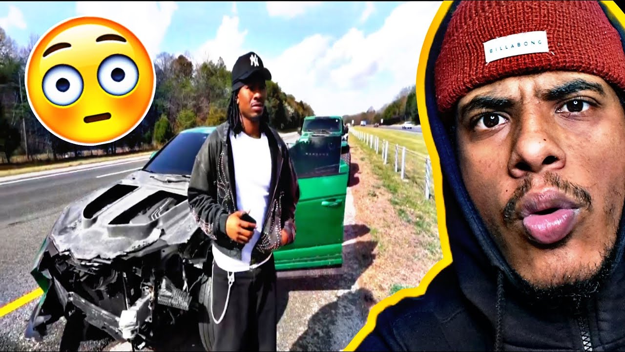 Duke Dennis Crashed His Lamborghini Urus - YouTube