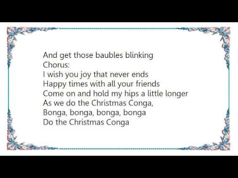 Cyndi Lauper - Christmas Conga Lyrics - YouTube