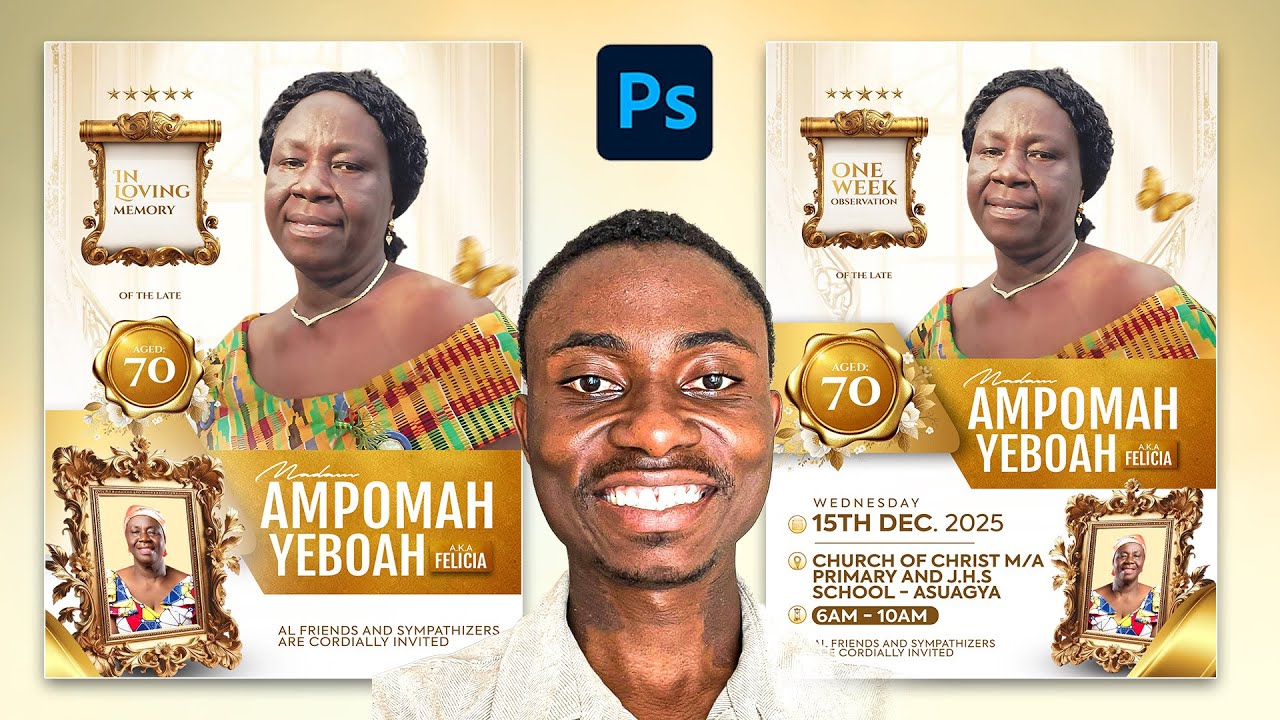 How to design a beautiful One Week Poster 2026 | Easy to Follow ...