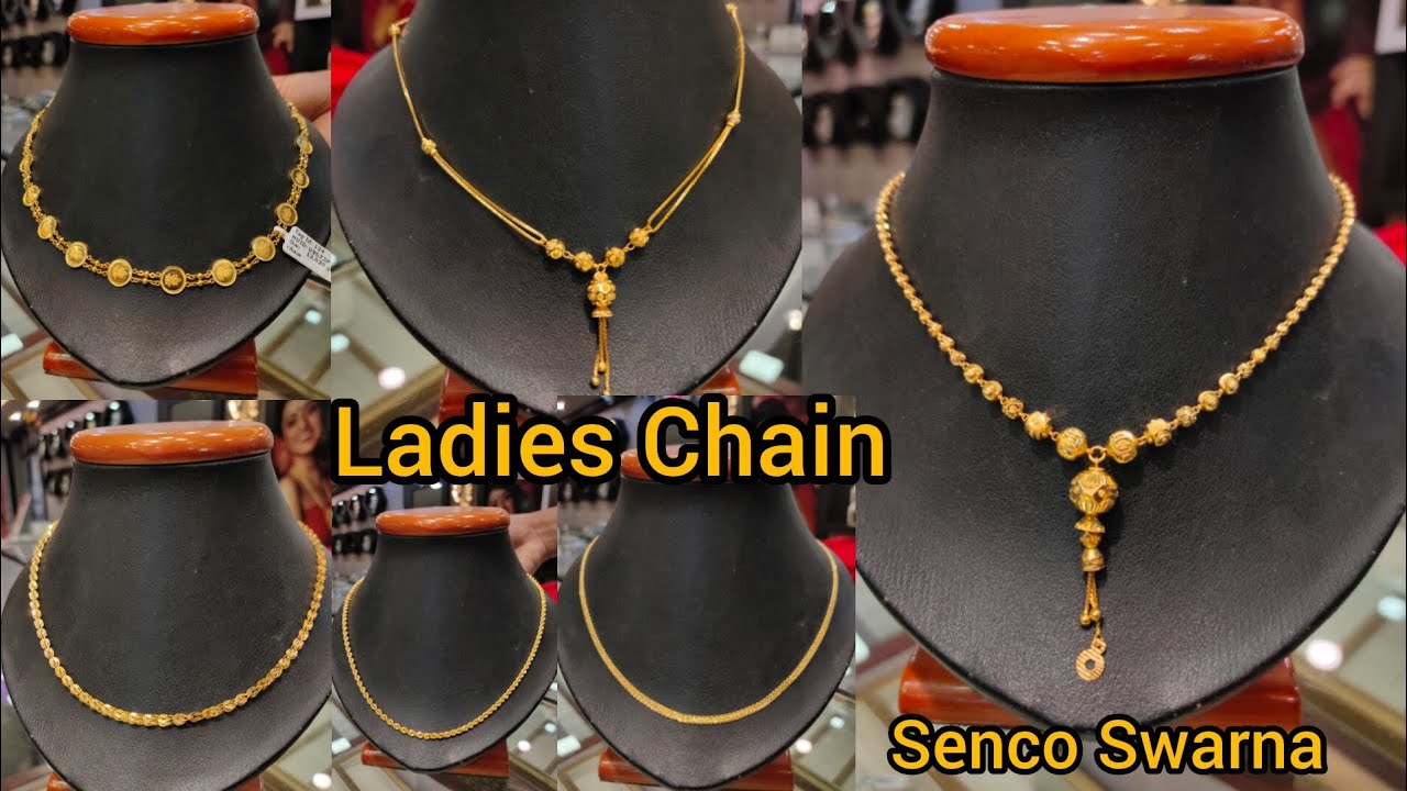 Demandable Ladies Chain Collection #22k916 #gold #senco #youtube # ...