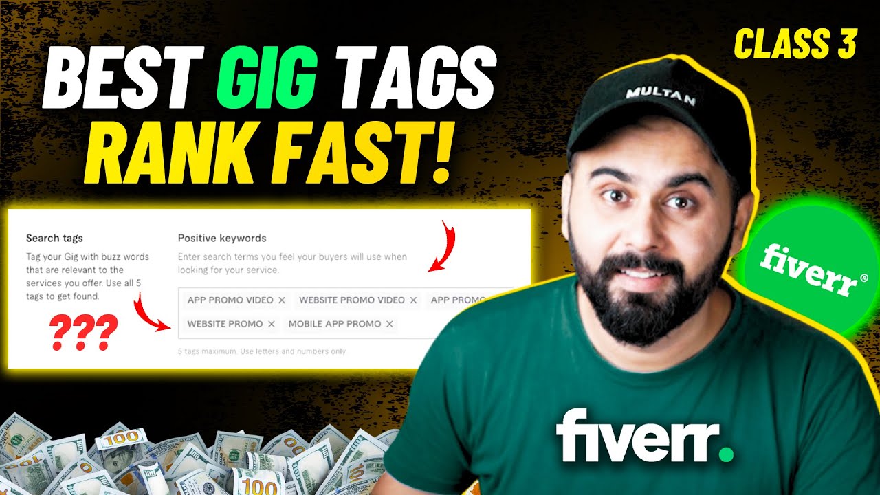 Best Method to Find Fiverr Gig Tags 2025 | Class 3 | Rank Fiverr Gig in ...