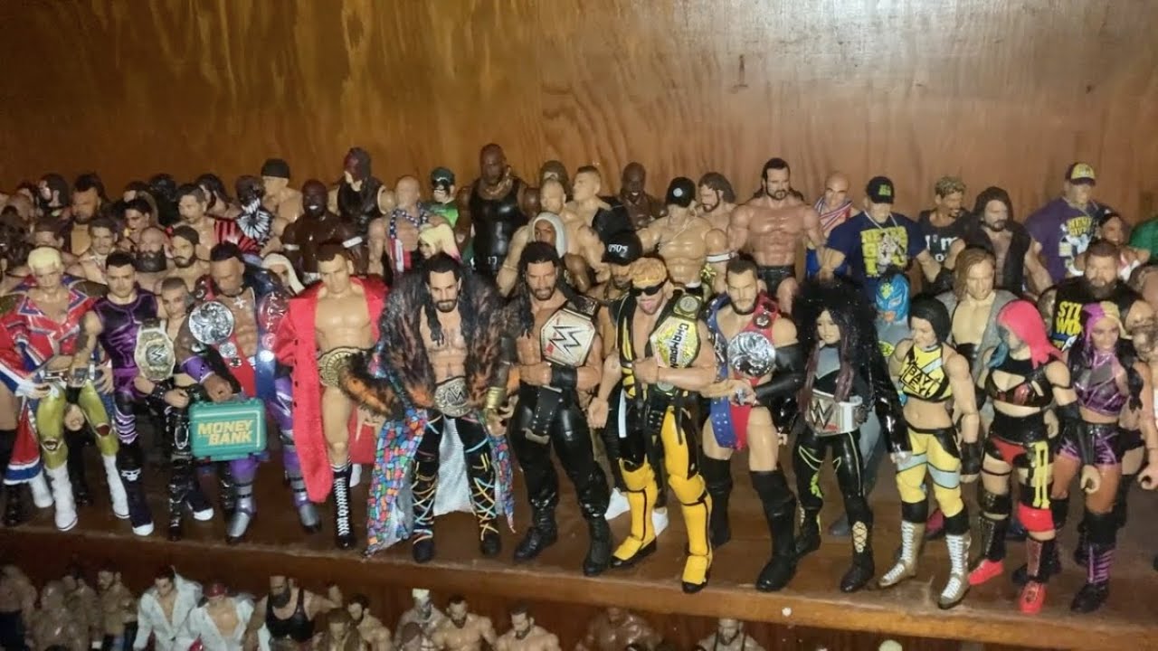 WWE Figure Display Tour - YouTube