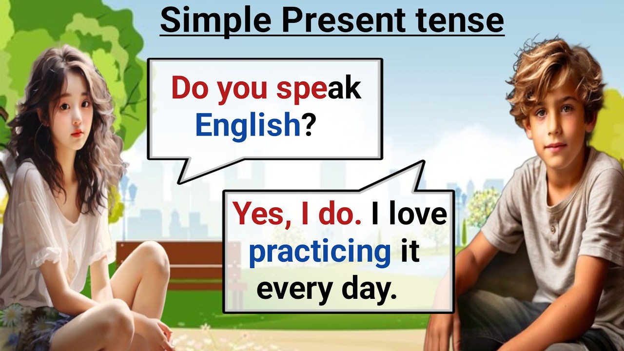English Conversation Practice | Present Simple Tense | Learn English ...