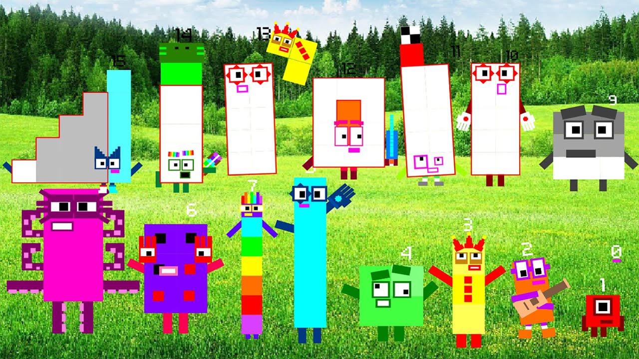 Numberblocks 12 Meets 1numberblocks Band Retro 050