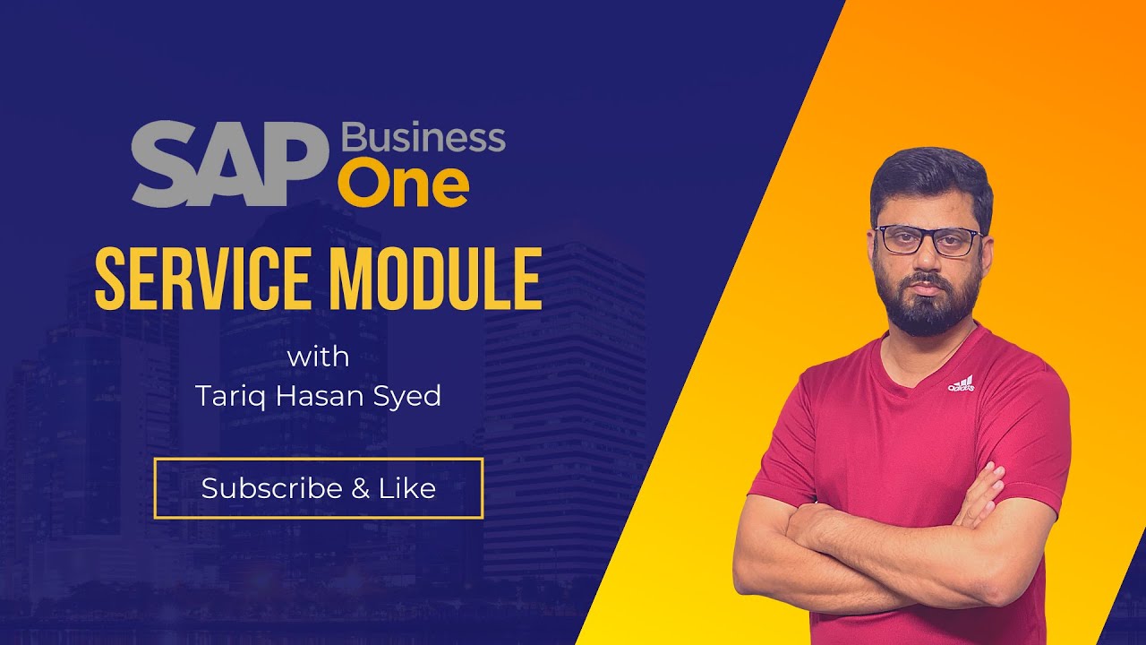 SAP B1 Service Module - SAP Business One - YouTube