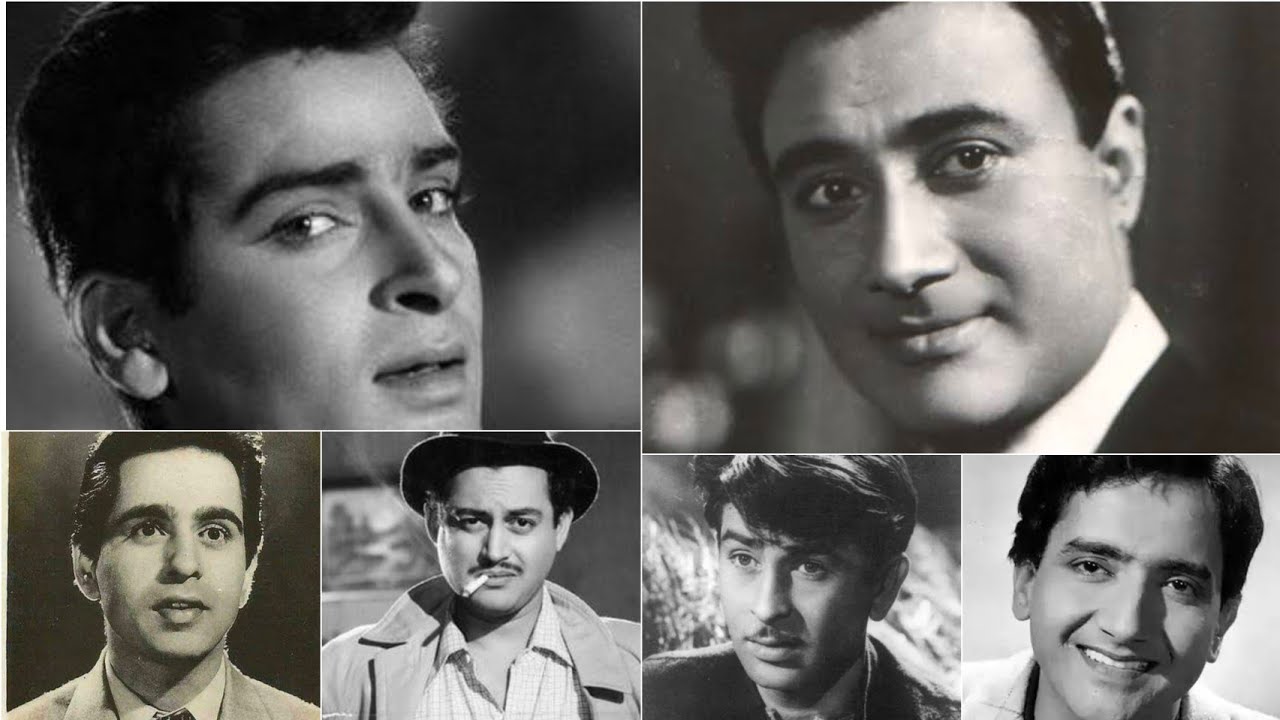 Top 10 most handsome Bollywood actors of 1950s - YouTube