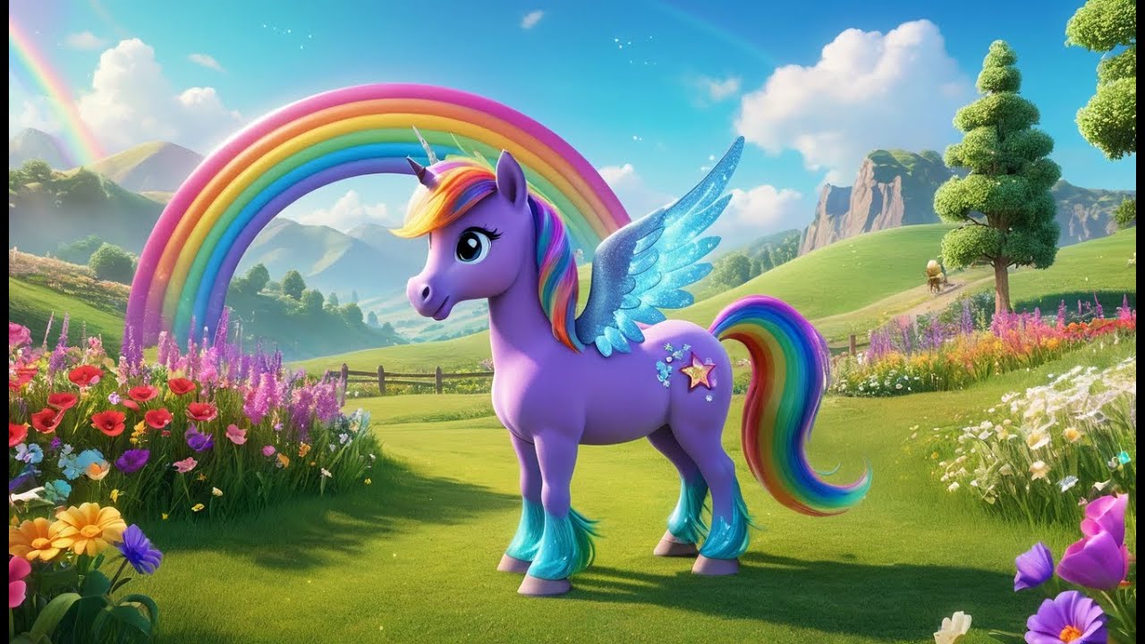 The Magic Pony Who Could Fly | Enchanting Nursery Rhyme for Kids ...