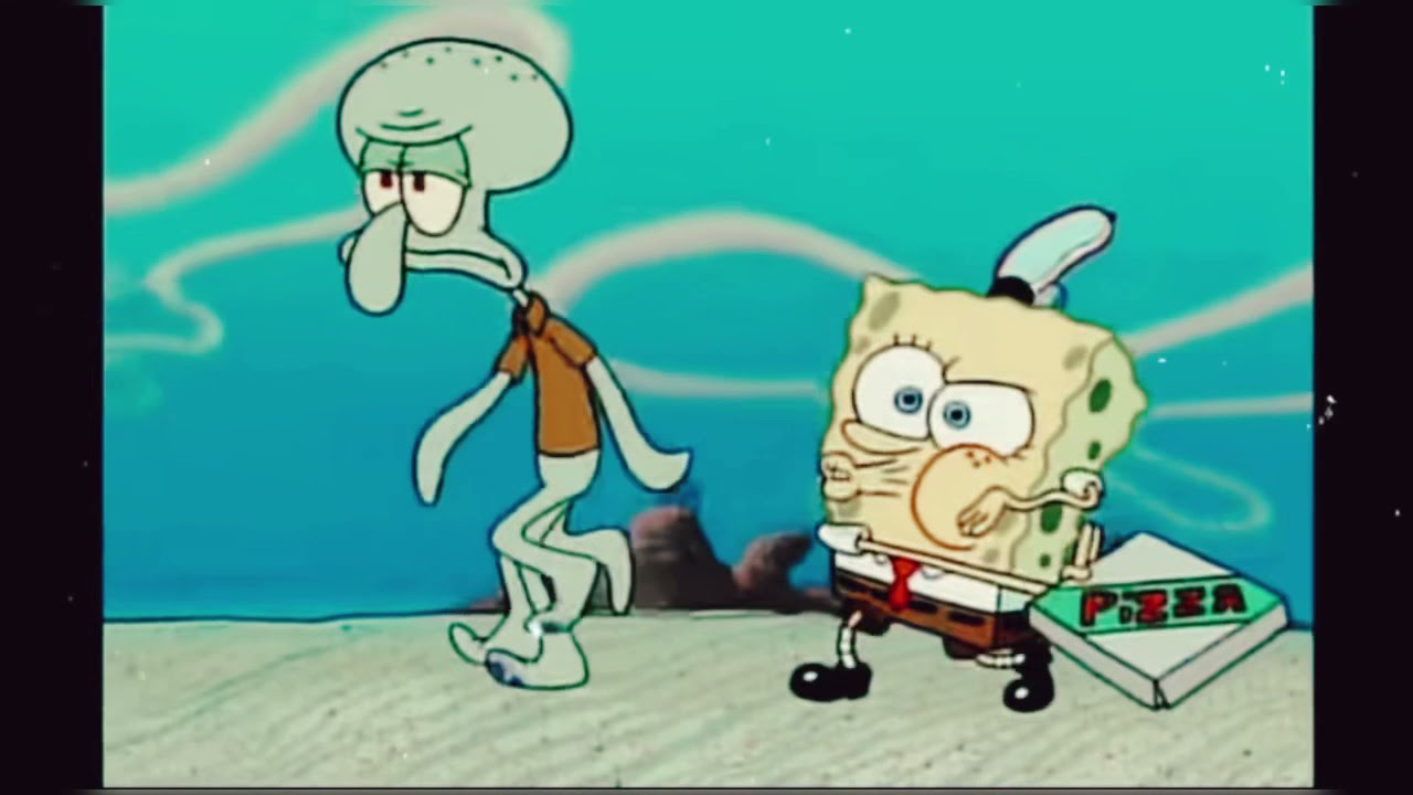 krusty krab pizza - spongebob [feat. squidward] (s l o w e d + r e v e ...