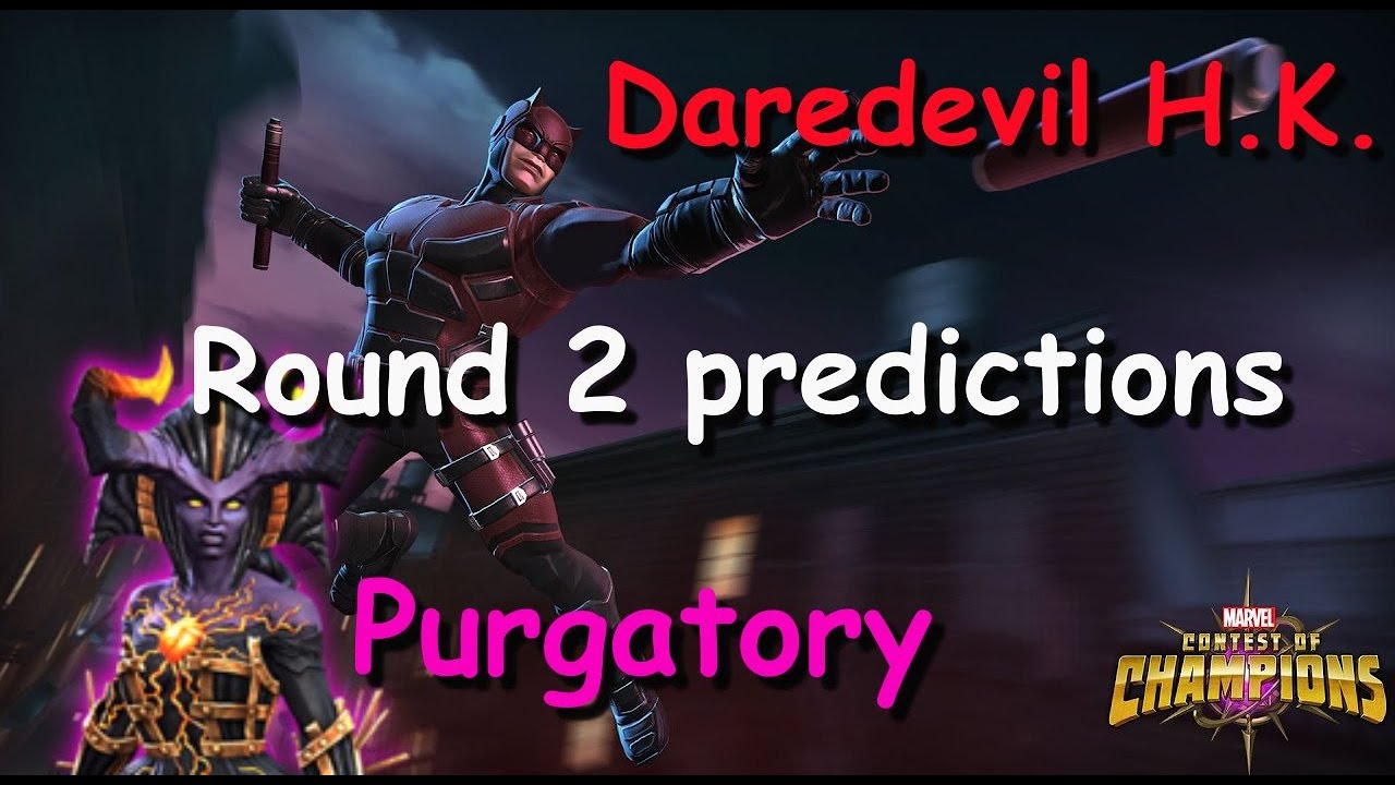MCOC Purgatory arena predictions | MCOC Daredevil H.K. arena ...