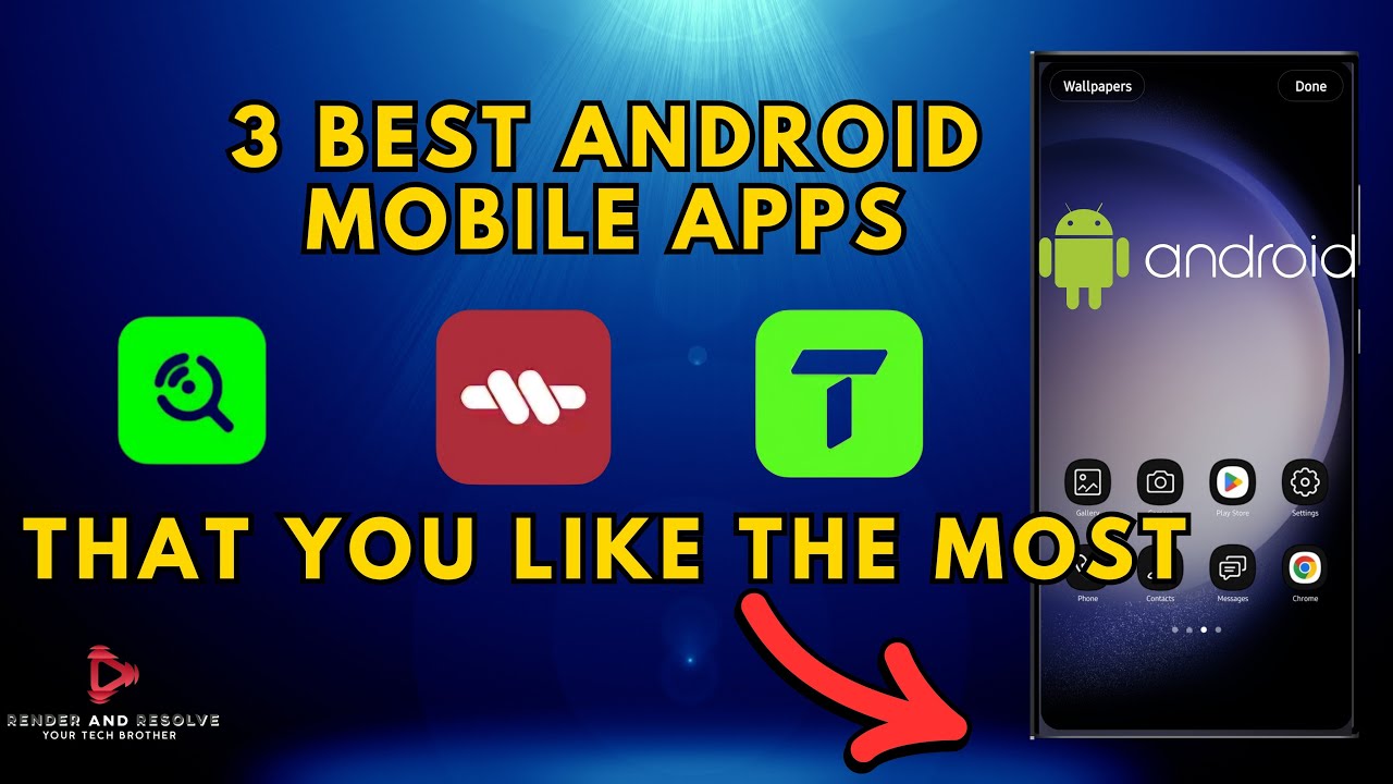 3 Best APP for Android & Samsung Mobile | Android Mobile ke liye 3 Best ...