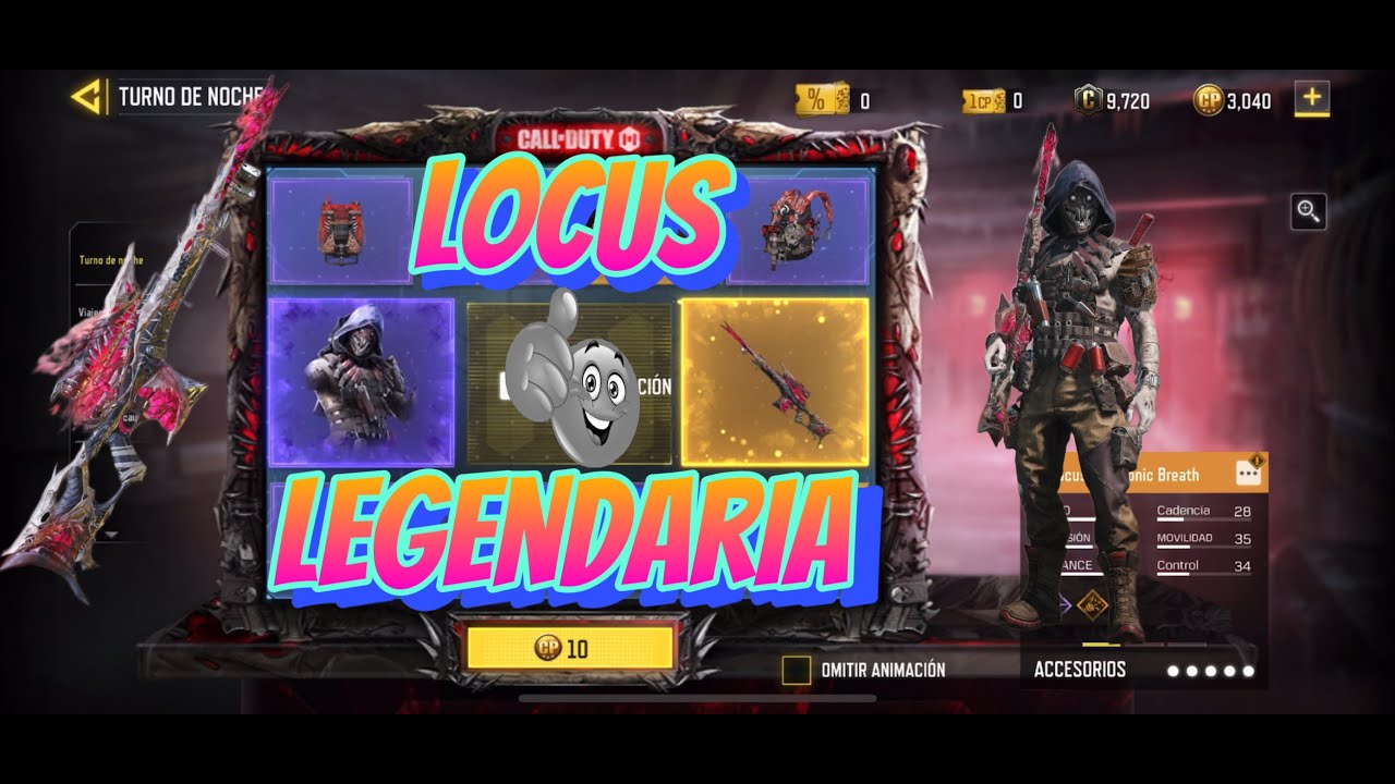 Mi primera LOCUS LEGENDARIA...(Locus - Demonic Breath) - YouTube
