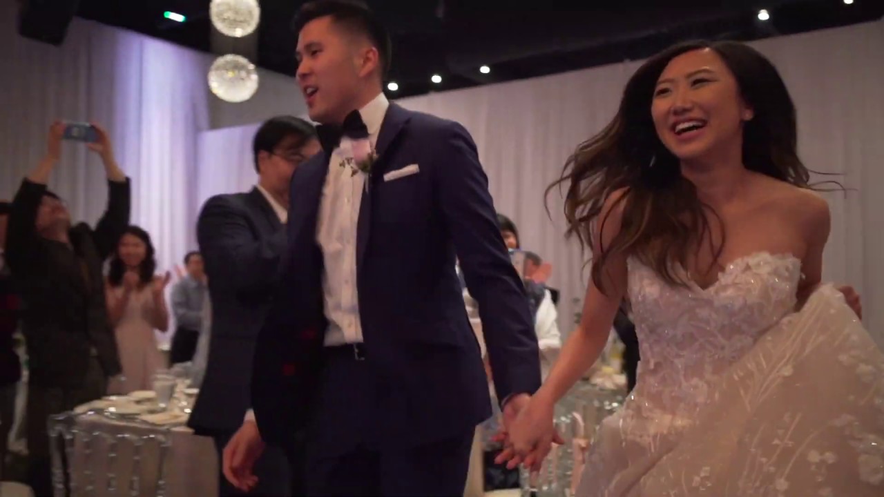 NBA Themed Bridal Party Entrance - YouTube