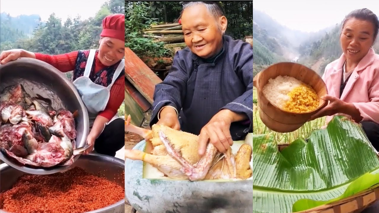 AMAZING WORLD - Chinese grandma cook delicious foods - YouTube