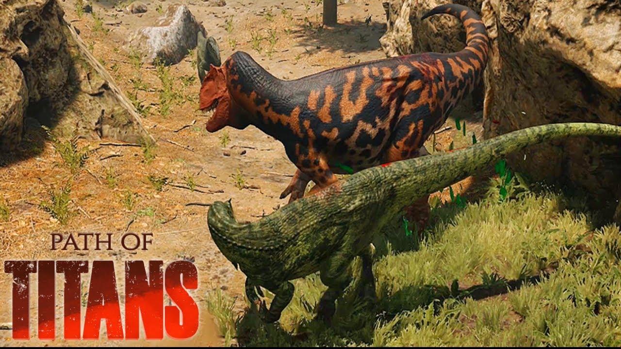 Metri Taking on Allo - Path of Titans Gameplay - WWD Realism - YouTube