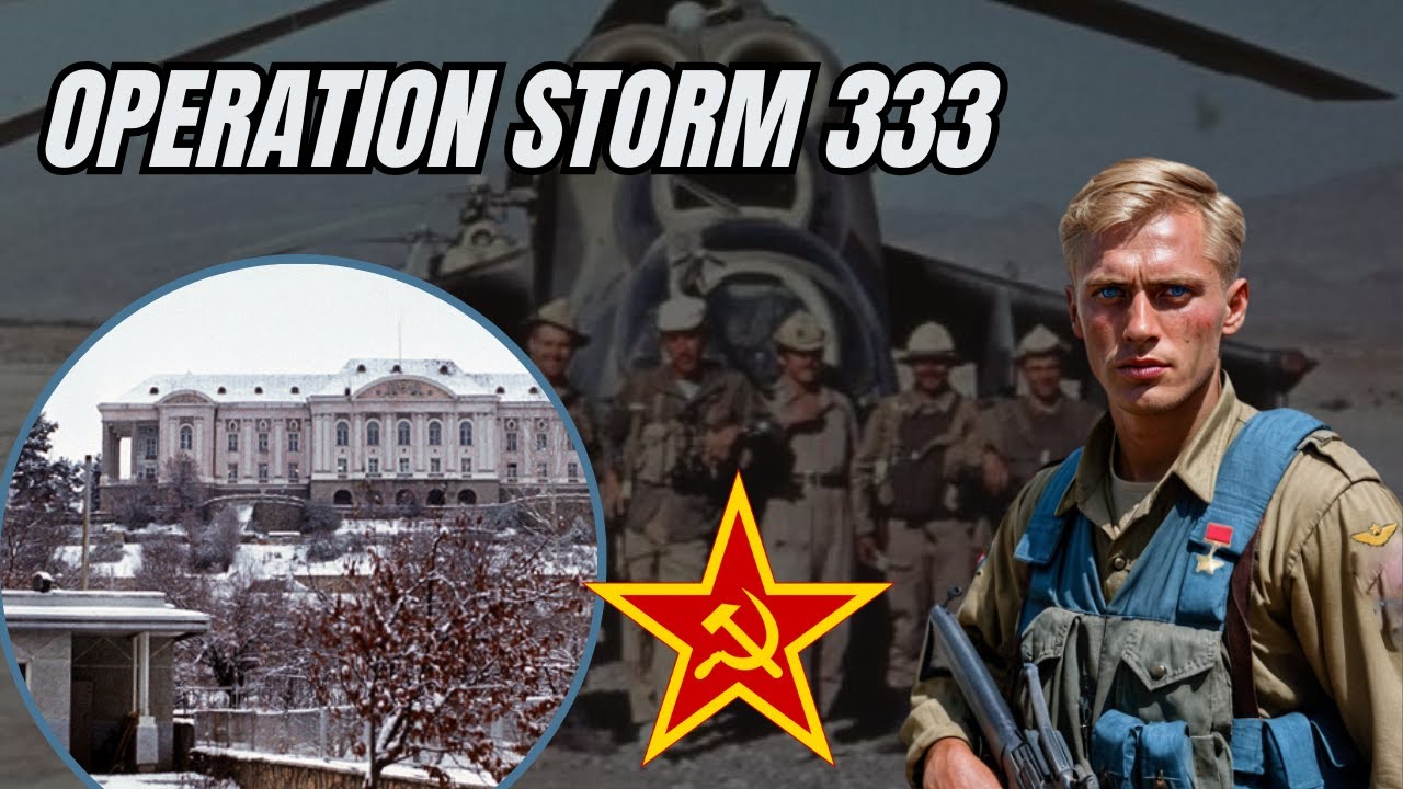 SOVIET INVASION OF AFGHANISTAN: OPERATION STORM 333 AND TOPICS YOU ...