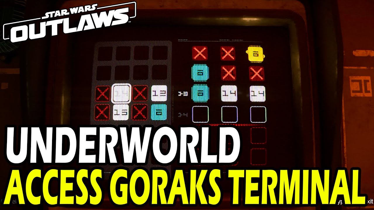 Access Goraks Terminal - Underworld - Star Wars Outlaws - YouTube