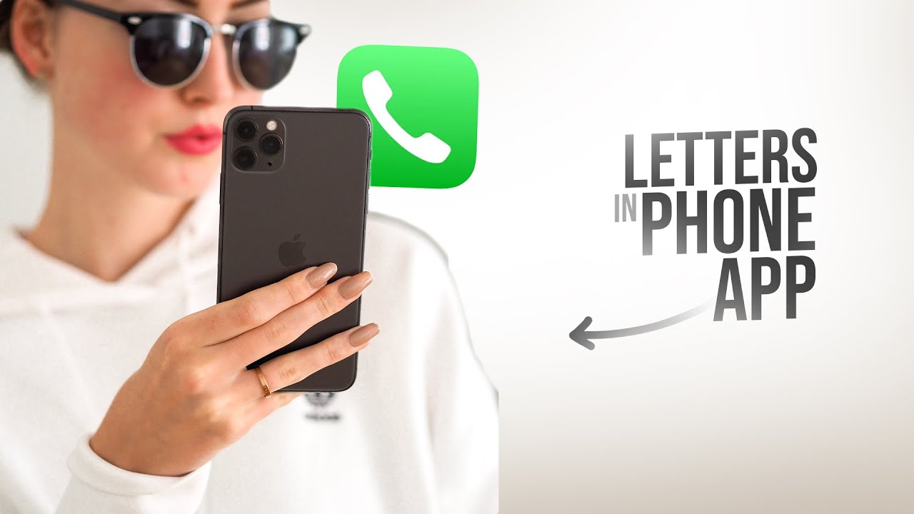 How to Get Letters on iPhone Phone App (tutorial) - YouTube