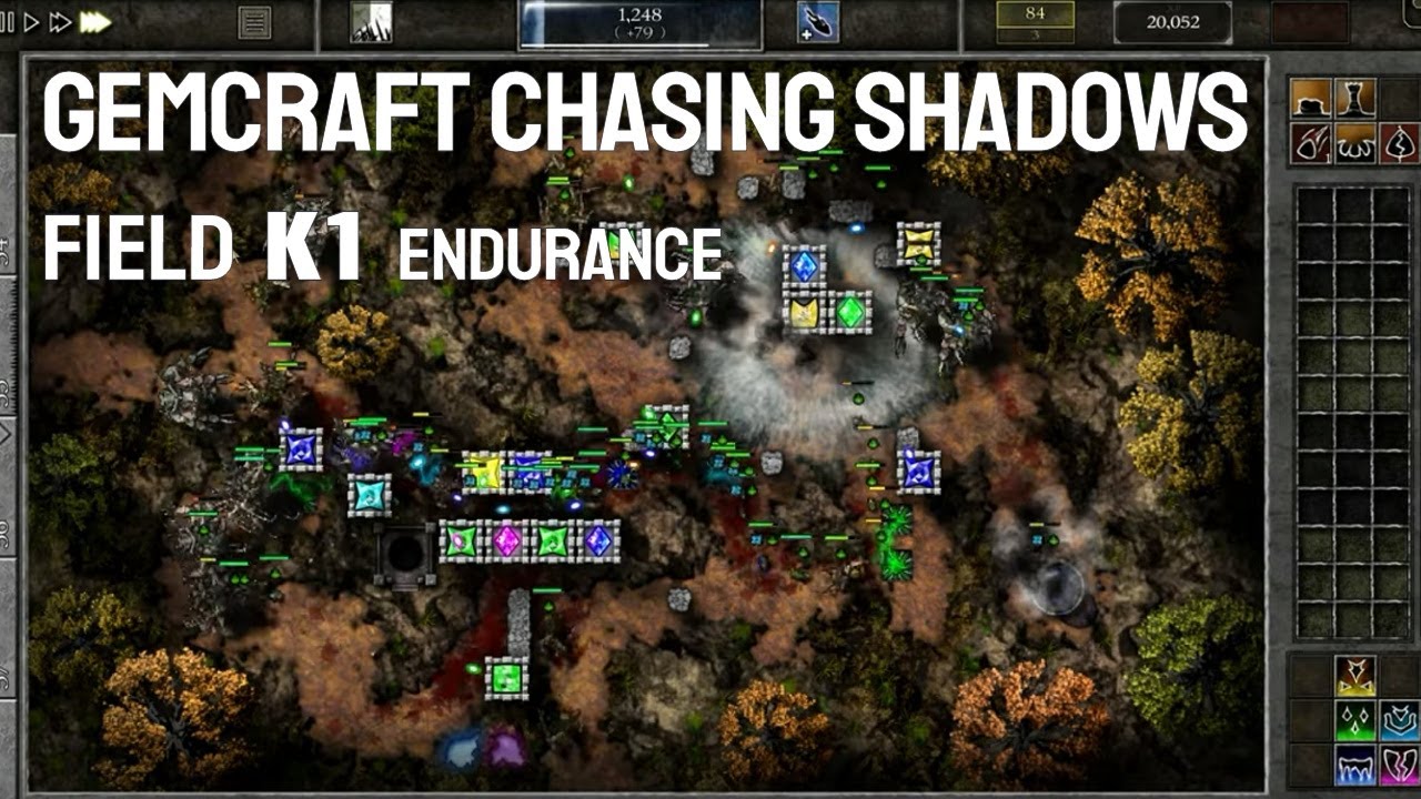 GemCraft Chasing Shadows 💎 field K1 - Looming difficulty (Tower defense ...