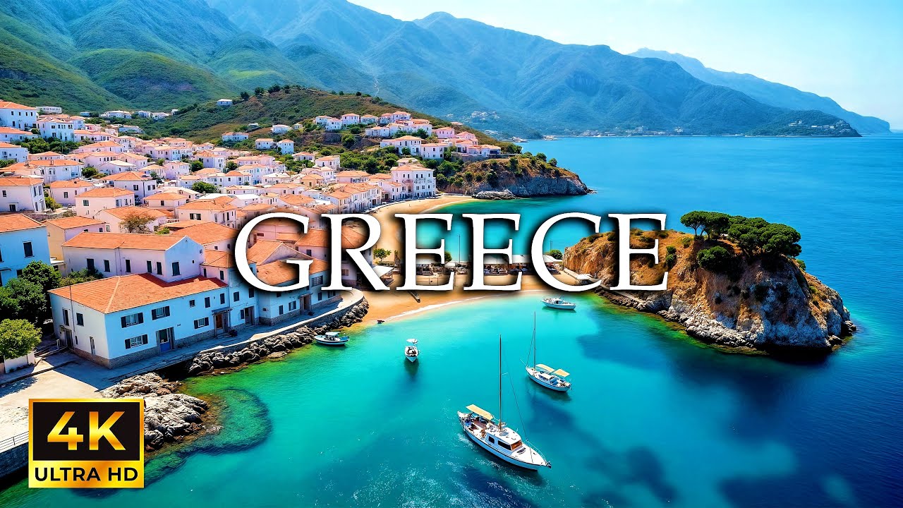 GREECE 4K | Explore Ancient Ruins, Serene Beaches & Idyllic Islands ...