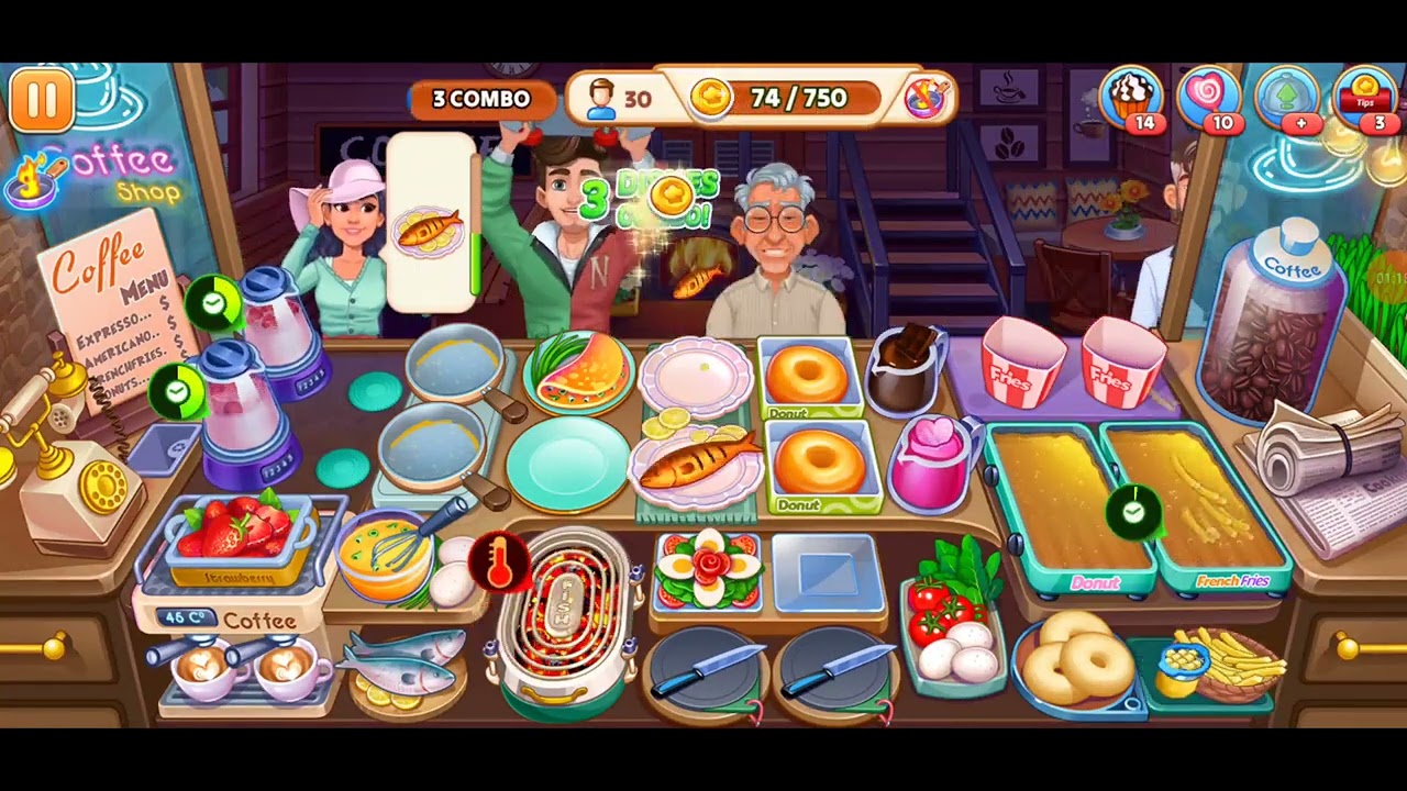 My Cafe Shop Cooking Game - Gameplay Walkthrough No Commentary # ...