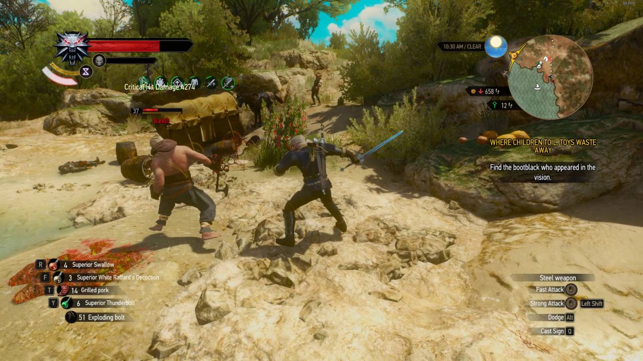 The Witcher 3 | How to Aard - YouTube