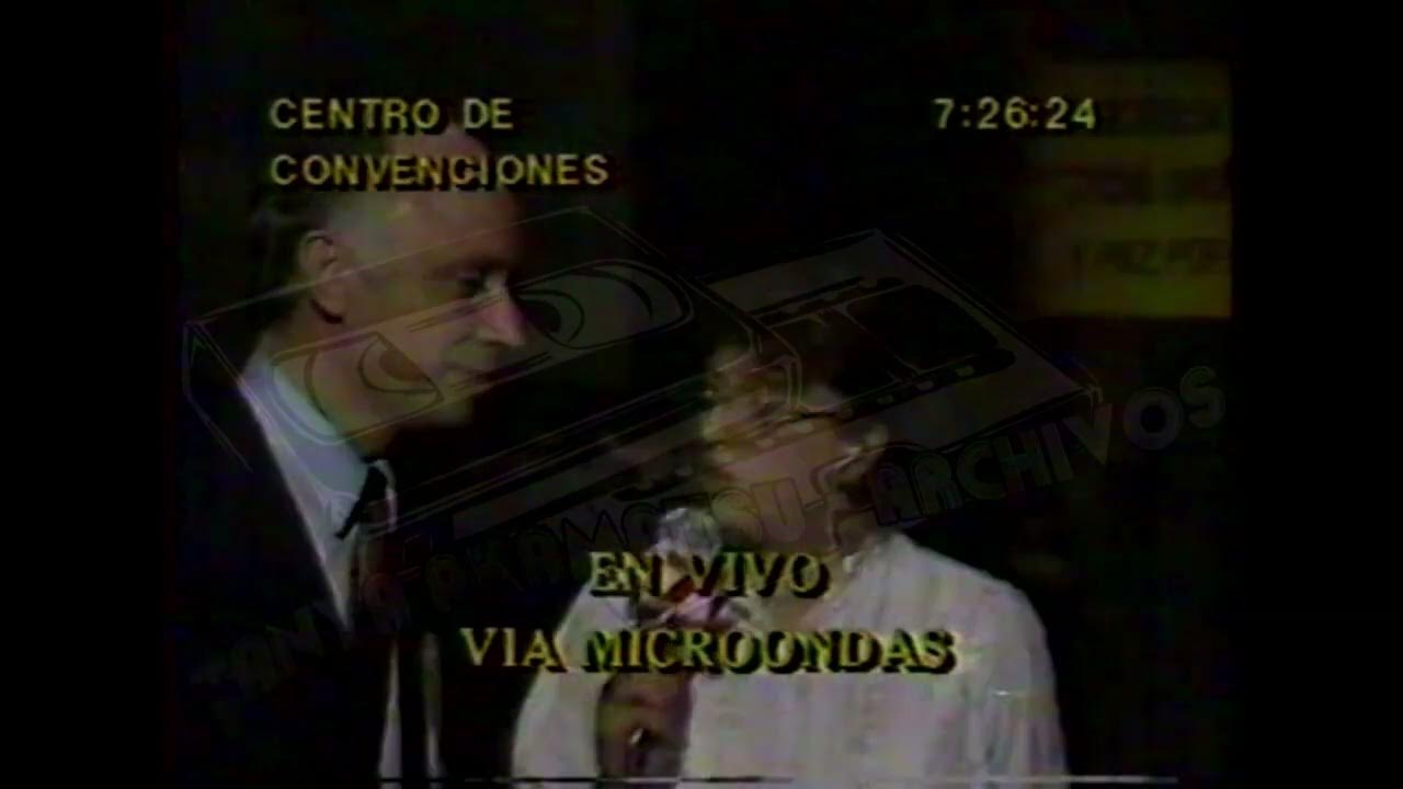 Noticiero de las 7 - Fragmento - 1990 - Betamax - YouTube
