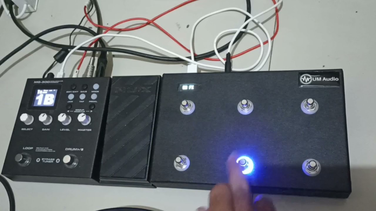 Test Footswitch Efek Nux Mg300 by Nantama TV - YouTube
