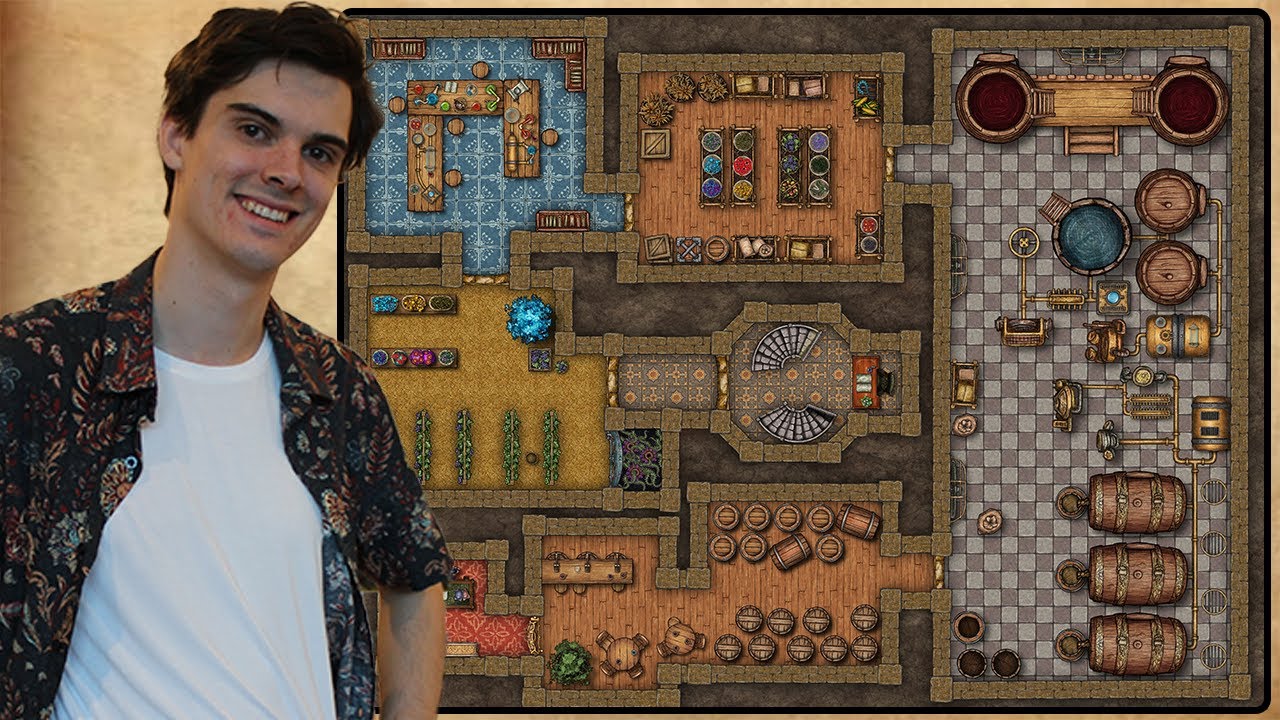 Making a Brewery DnD Map - YouTube