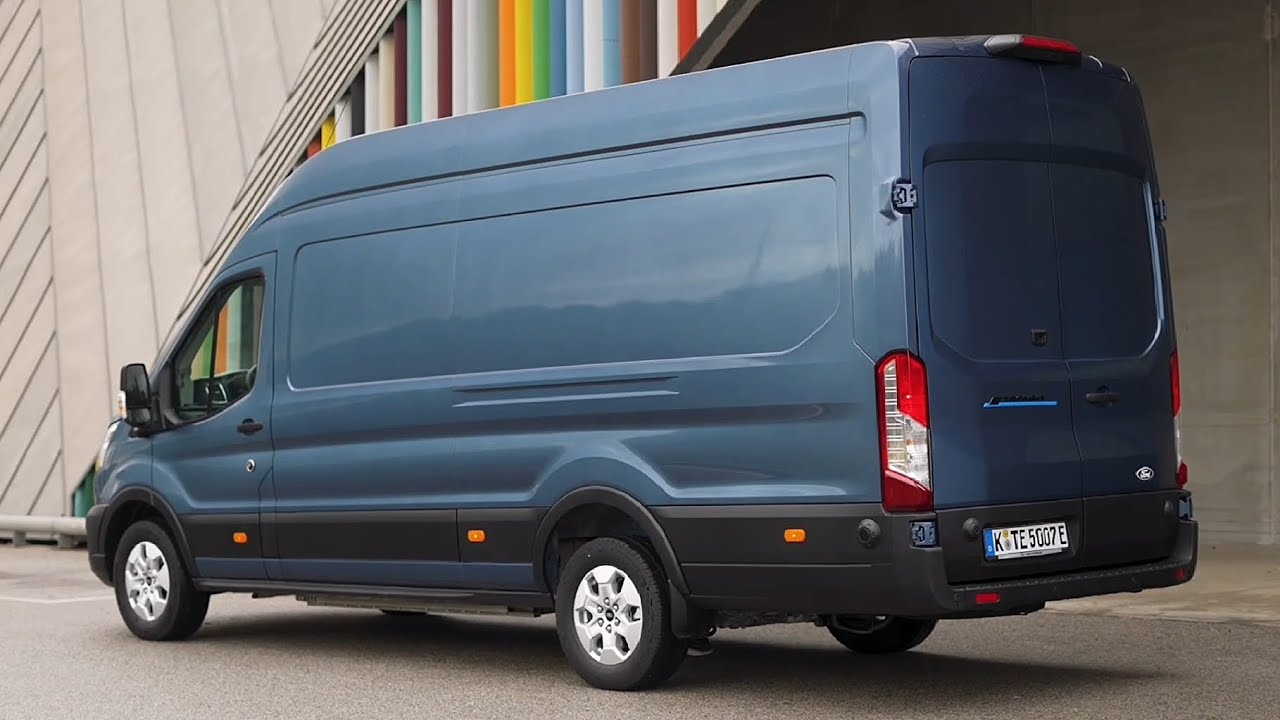 New 2025 Ford E-Transit Metallic Blue - YouTube