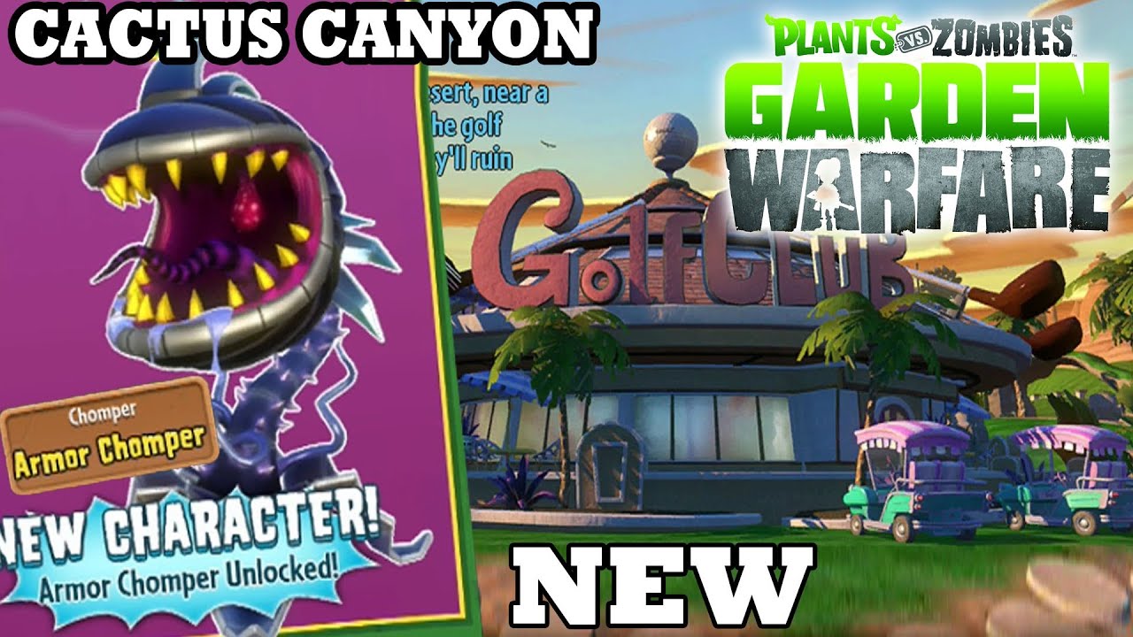 Armored Chomper Unlocked! NEW Plants vs. Zombies Garden Warfare ...