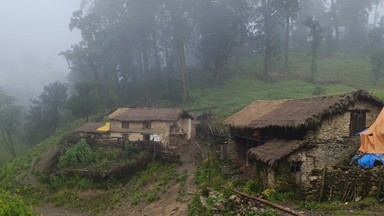 Daily Activities Of Nepali Rural Village People | Most Peaceful And ...