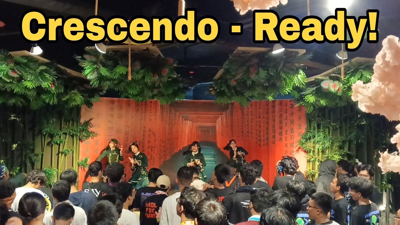 Crescendo - 'Ready!' | Live at IDOL STAGE BANDUNG - YouTube
