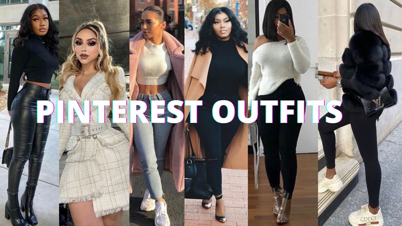 Recreating Pinterest Fashion | Winter Outfits 2022 Lookbook - YouTube