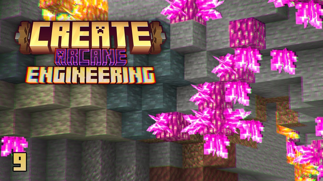 Create: Arcane Engineering | Day 9 | Violet Corundum Rune Automation ...