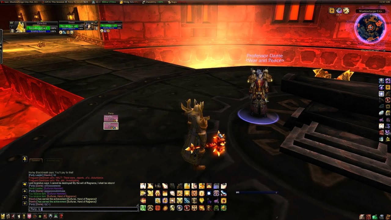 WoW: Crafting Sulfuras, Hand of Ragnaros - YouTube
