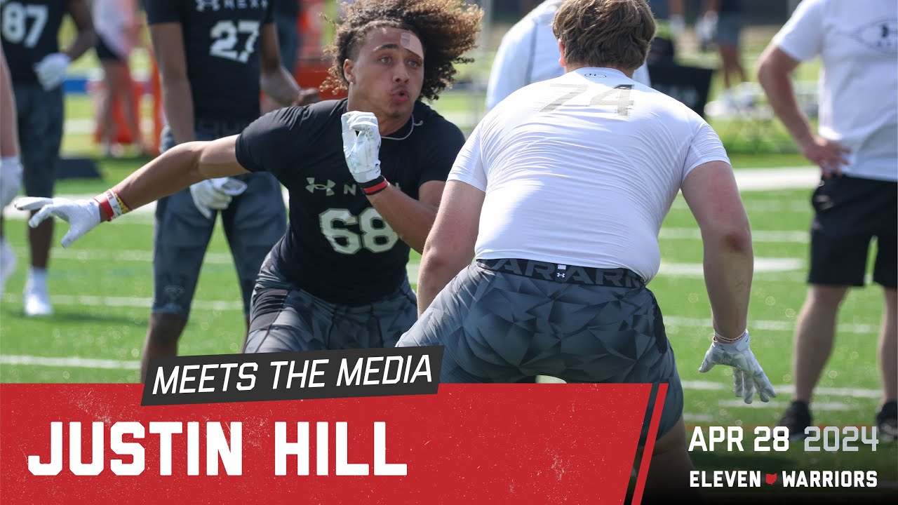 Four-star 2025 Ohio State LB target Justin Hill talks about his ...