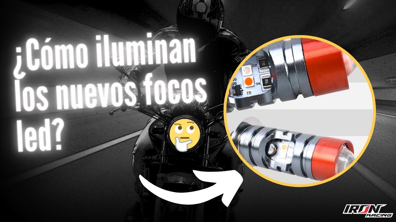 PROBANDO LOS FOCOS LED DE IRON RACING - YouTube