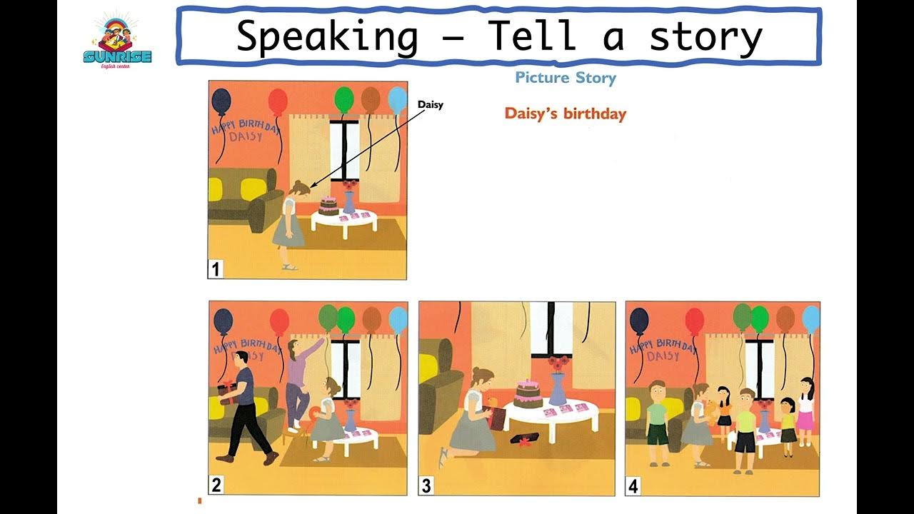 Daisy’s birthday - Tell a story - Speaking Movers - YouTube