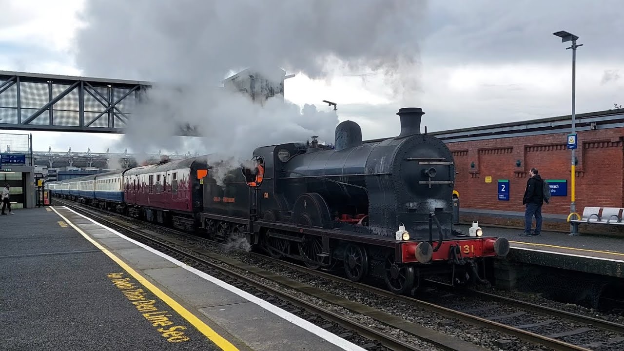 Q Class No.131 RPSI Steam Train | Drumcondra - YouTube