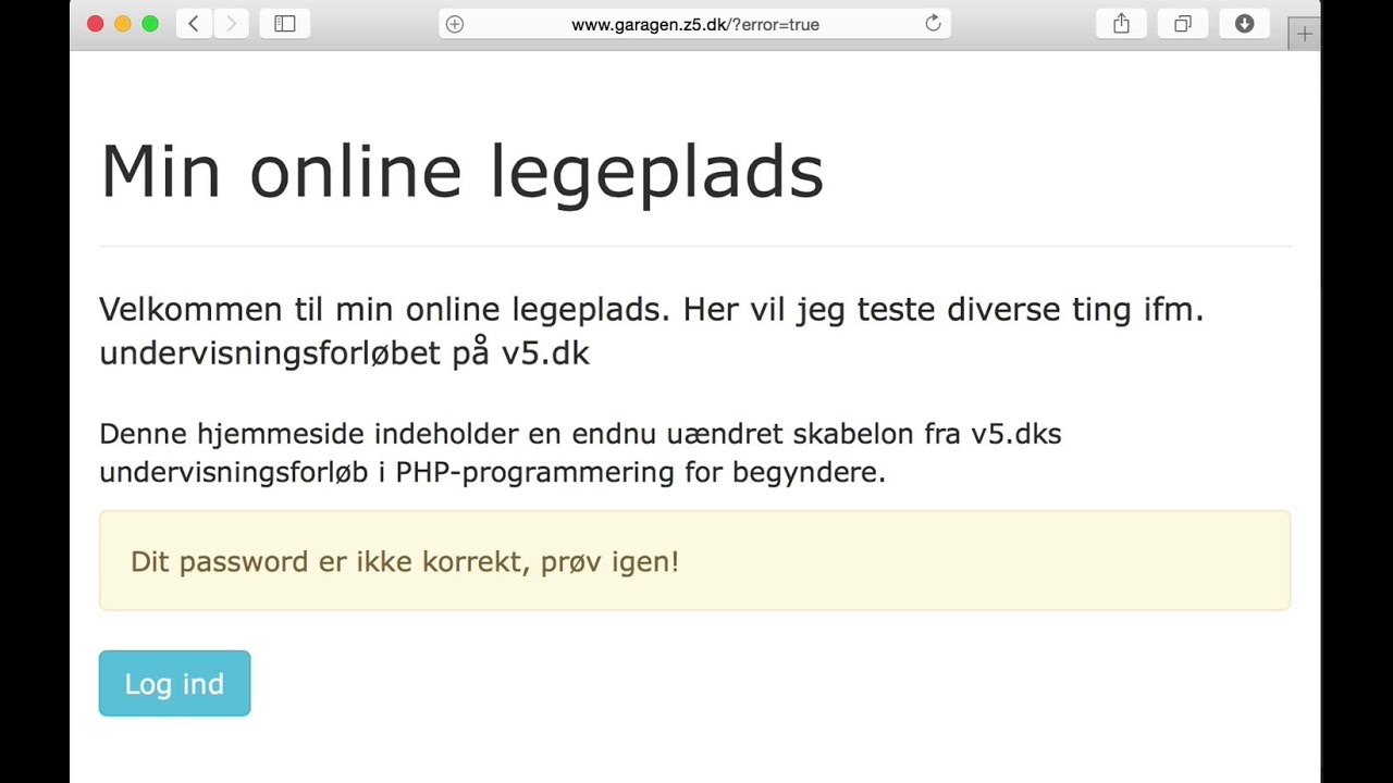 Projekt: Byg en formular i PHP - Del 2 af 3 | PHP for begyndere - YouTube