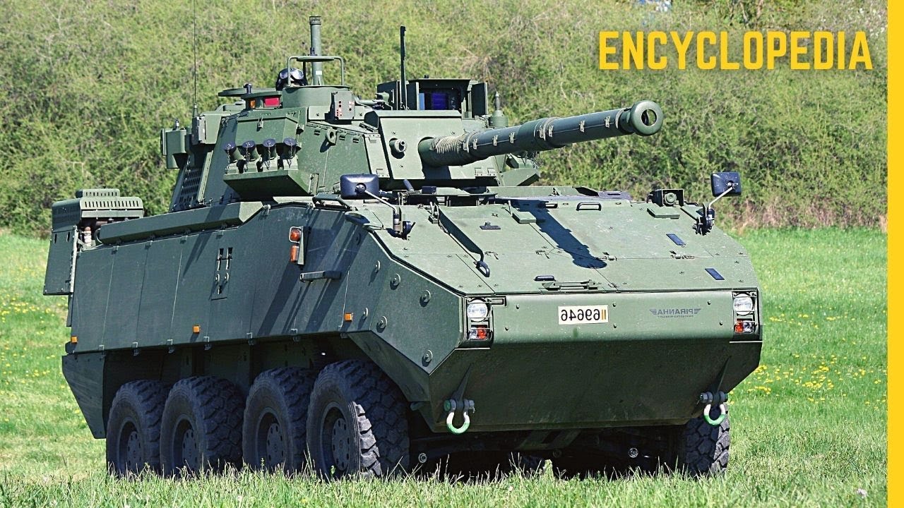 MOWAG Piranha IIIC DF90 / Belgian Fire Support Vehicle - YouTube