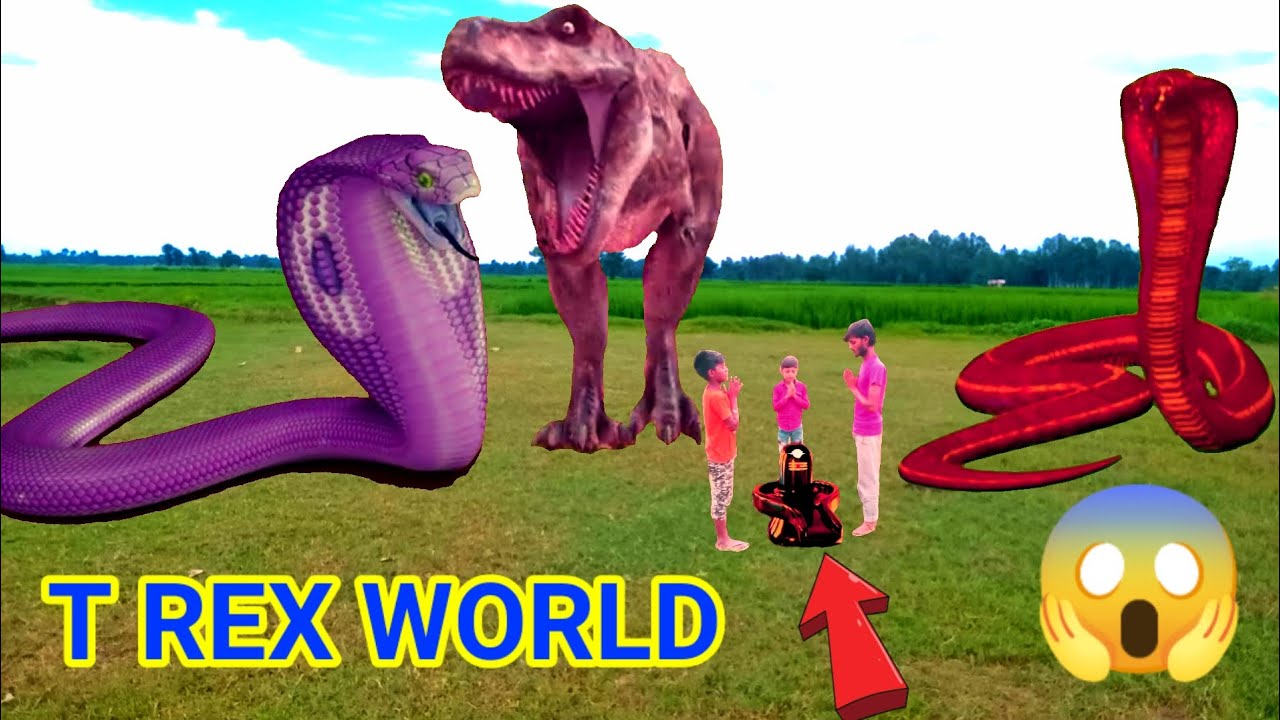 T Rex Chase | T Rex World | T Rex Chase Snake In Real Life | Jurassic ...