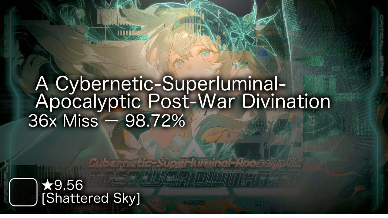 ★9.56 - A Cybernetic-Superluminal-Apocalyptic Post-War Divination [Shattered Sky] - 98.72% - YouTube