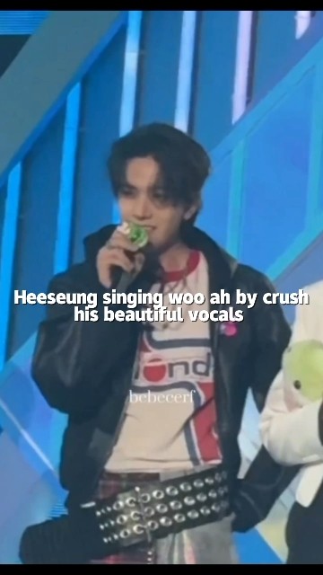 Heeseung singing woo ah by crush #enhypen #enhypenedit #enhypenupdates ...