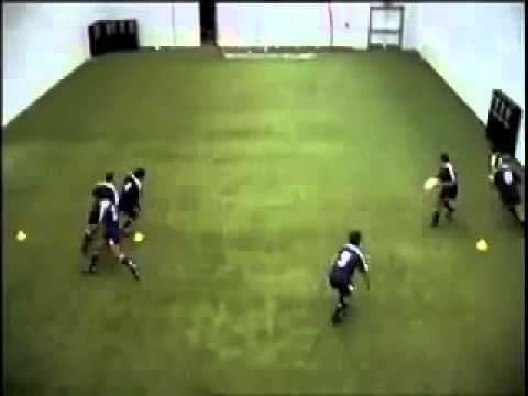 Draw and pass, simple passing drills - YouTube