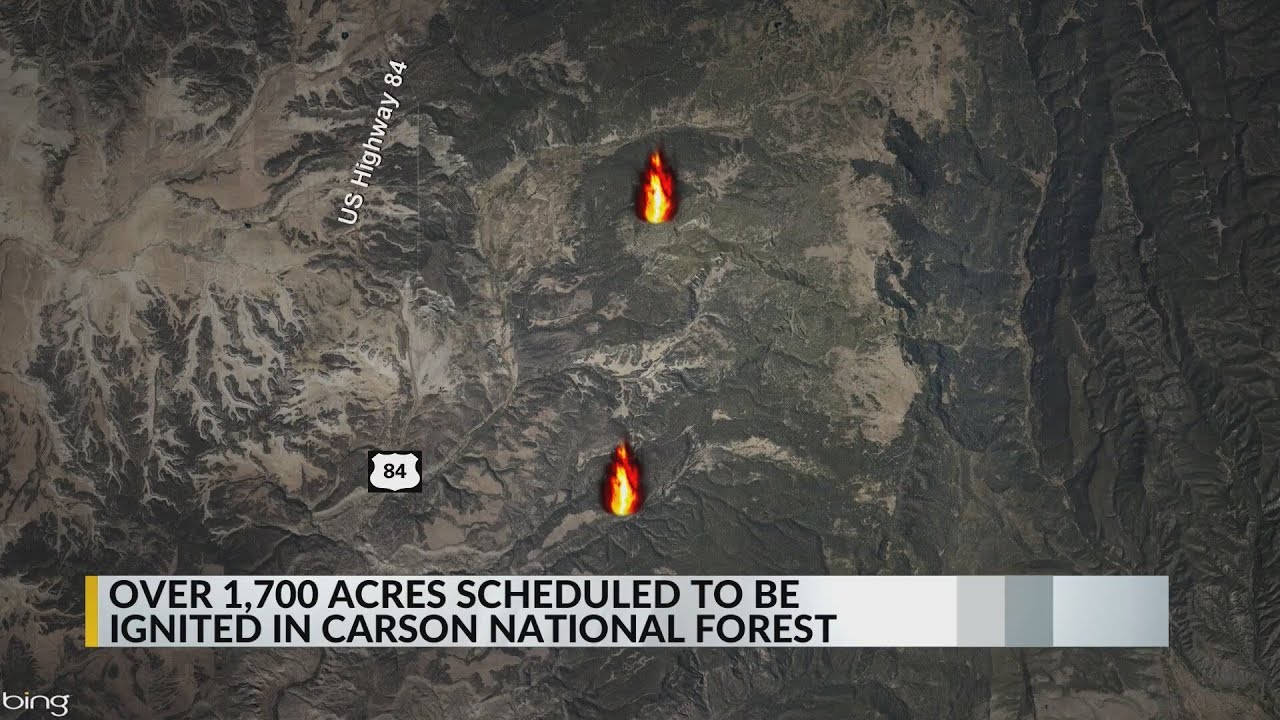 Prescribed burn planned in Carson National Forest - YouTube
