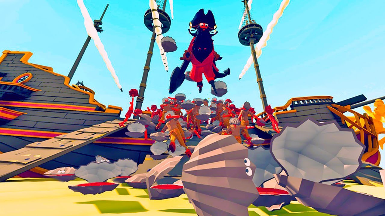 I Found Blackbeards Secret Lair & Summoned An Army Of Clams! - TABS ...