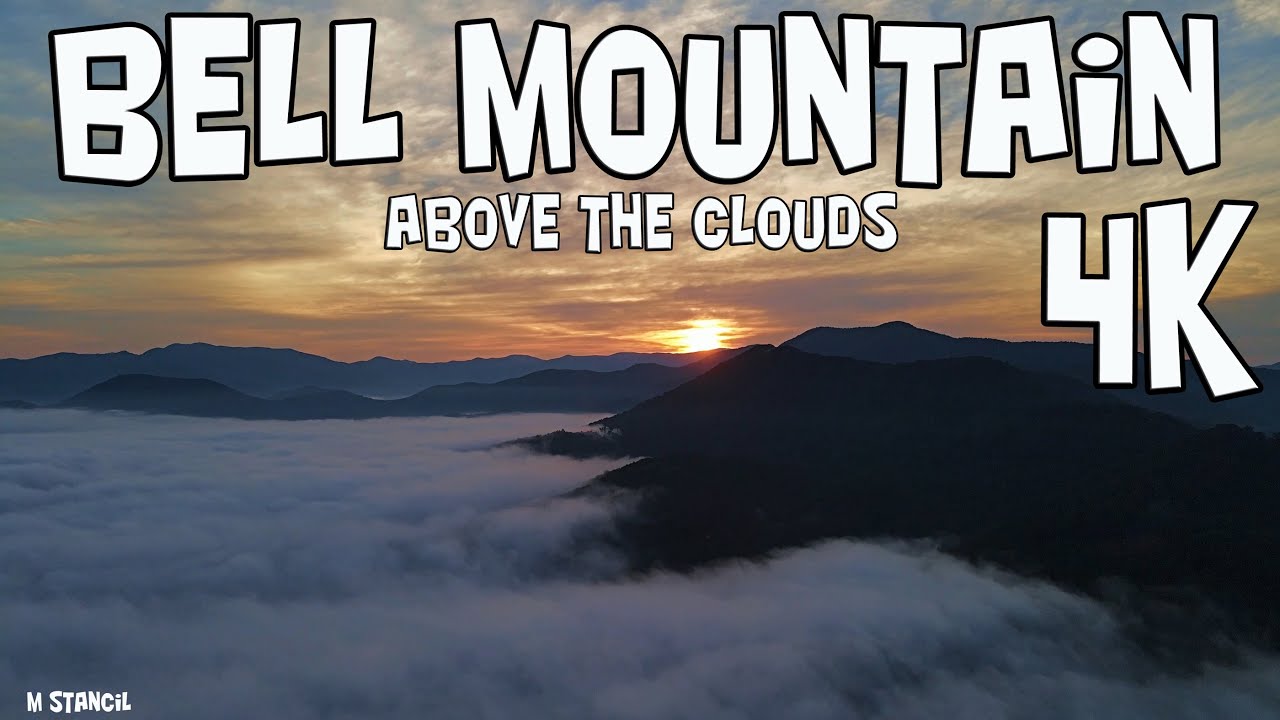 Bell Mountain, Hiawassee GA 4K / Above the Clouds (DJI Mavic Air 2 Drone Footage) Stunning Shots ...